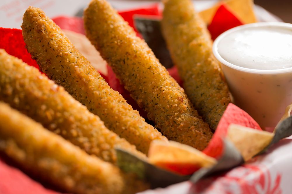 pickle spears fried